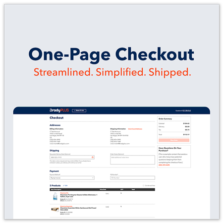 eCommerce Onboarding | BradyPLUS